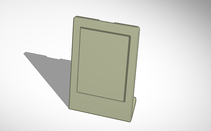 3D design instax mini photo frame - Tinkercad