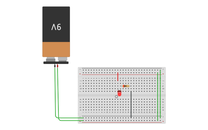 Circuit design Ohm's Law | Tinkercad