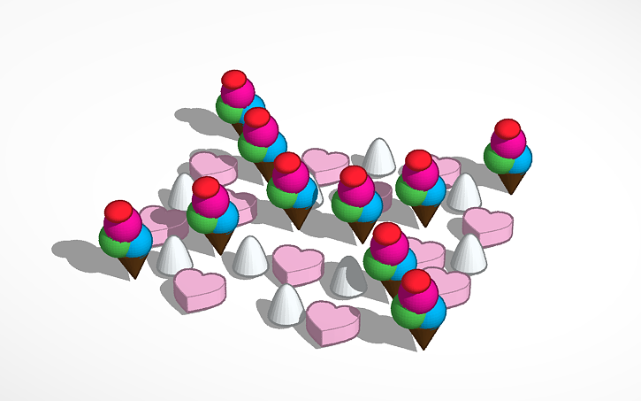 3D design icecream - Tinkercad