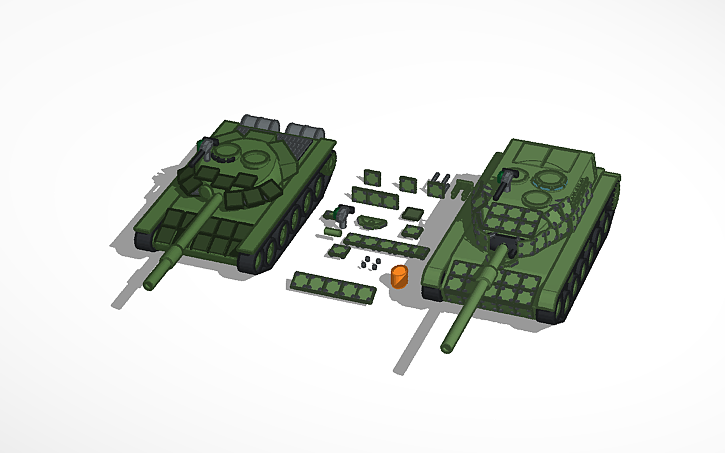 3D design Main battle tanks | Tinkercad