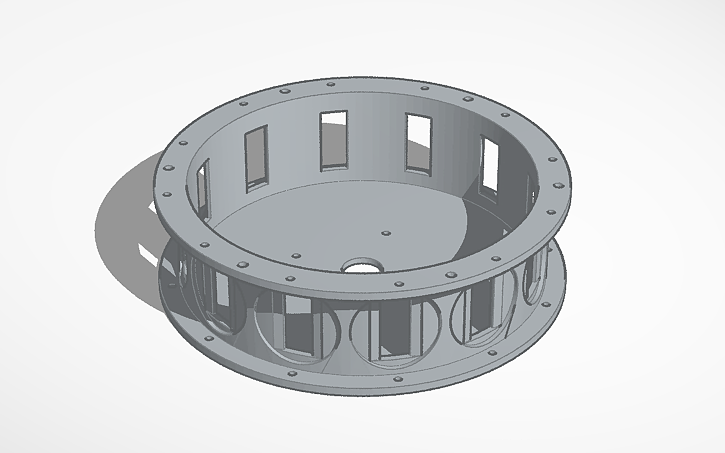 3D design STH 10 stator - Tinkercad