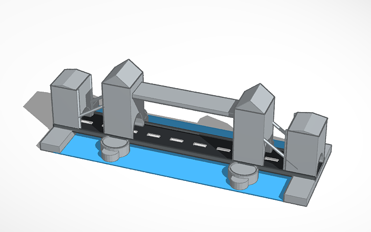 3D design London Tower Bridge | Tinkercad