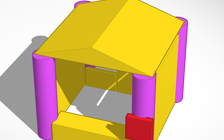 3D design A Snack Shack | Tinkercad