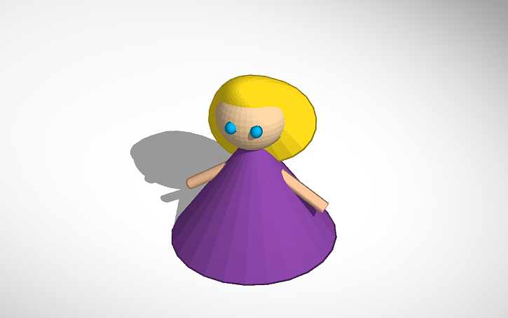 3D design dolly - Tinkercad
