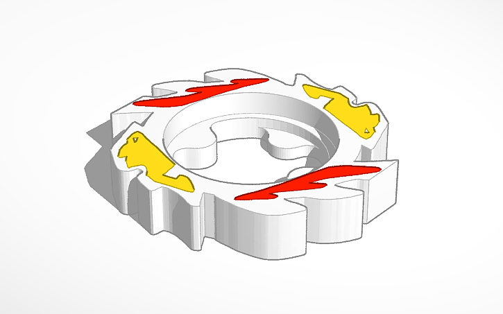 3D design Spiral deadlock base - Tinkercad