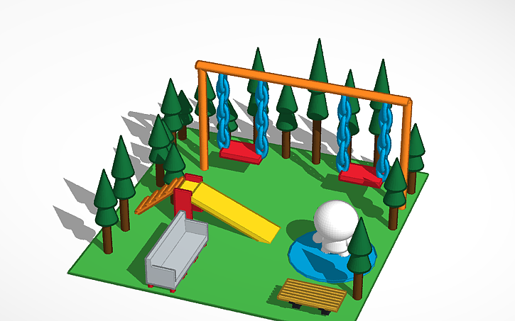 3D design Landscape | Tinkercad