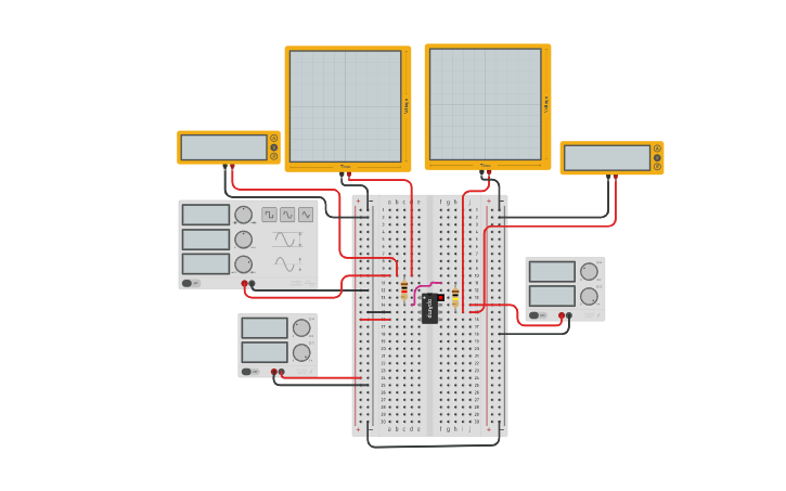 Circuit Design Inverting Opamp Tinkercad