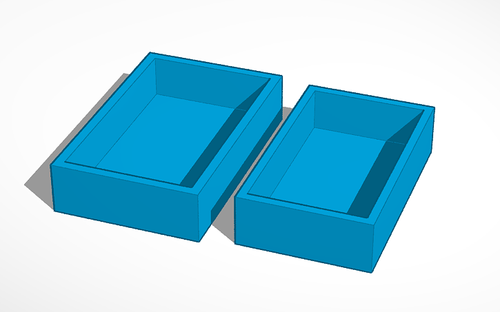 3D design container - Tinkercad