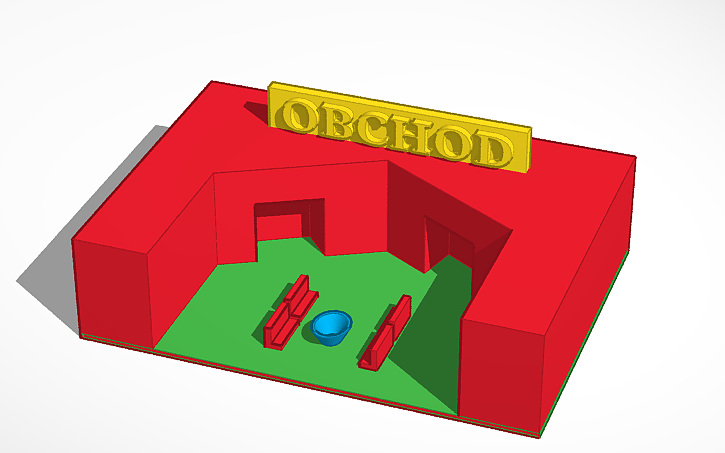 3D design Shop centre - Tinkercad