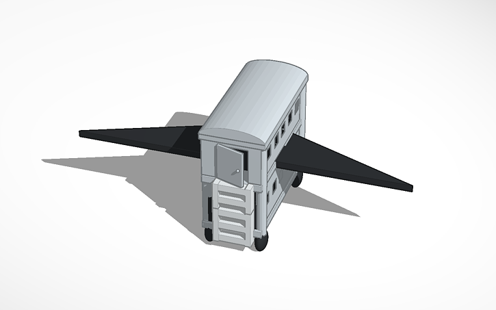 3D design Flying Bus | Tinkercad