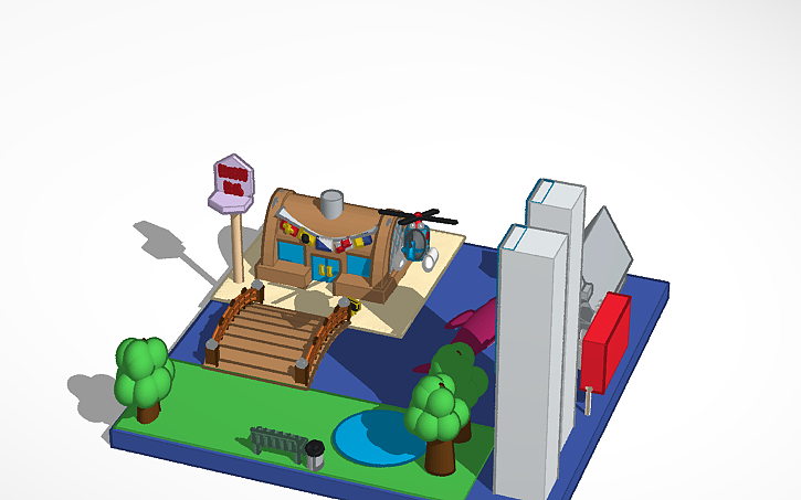 3D design Water City - Tinkercad