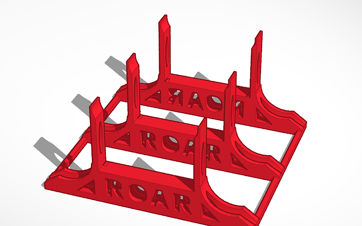 3D design Creative Roar 2 vertical stand | Tinkercad