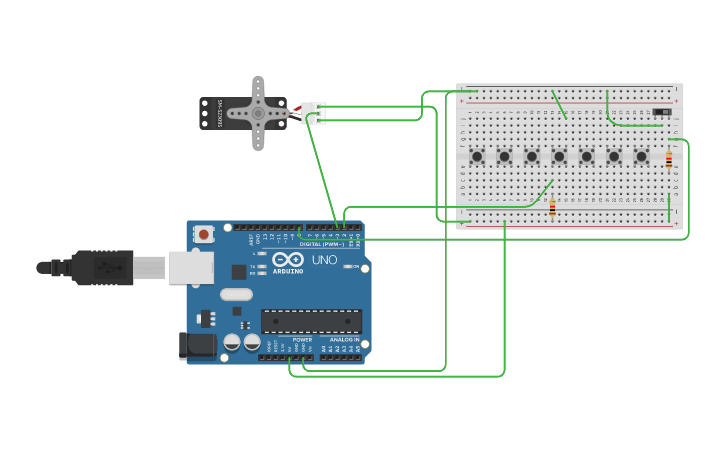 Circuit design Installation - button circuit | Tinkercad