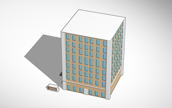 3D design Free Starter Building - Tinkercad