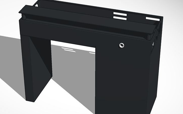 3D design pc desk | Tinkercad