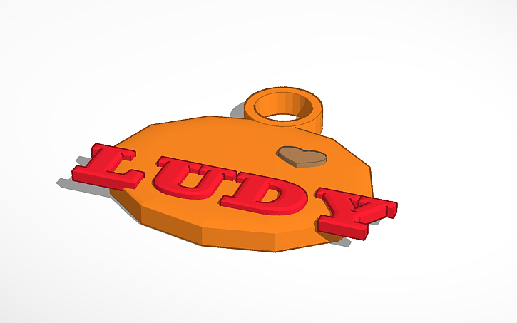 3D design PORTACHIAVI Ludy | Tinkercad