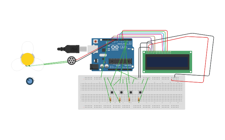 Circuit design Elevator Code - Tinkercad