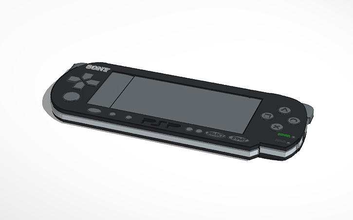 3D design PSP (Playstation Portable) - Tinkercad