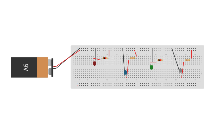 Circuit design Alexandra Guillen Circuito Paralelo | Tinkercad