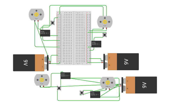 Circuit design Differentialdrive_shayonupdated - Tinkercad
