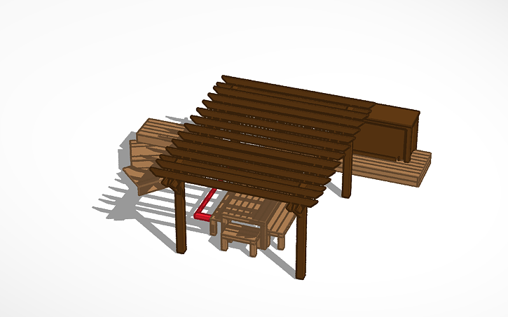 3D design Copy of Patio | Tinkercad