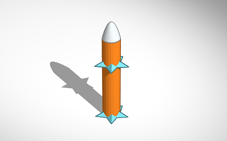 3D design Roket | Tinkercad