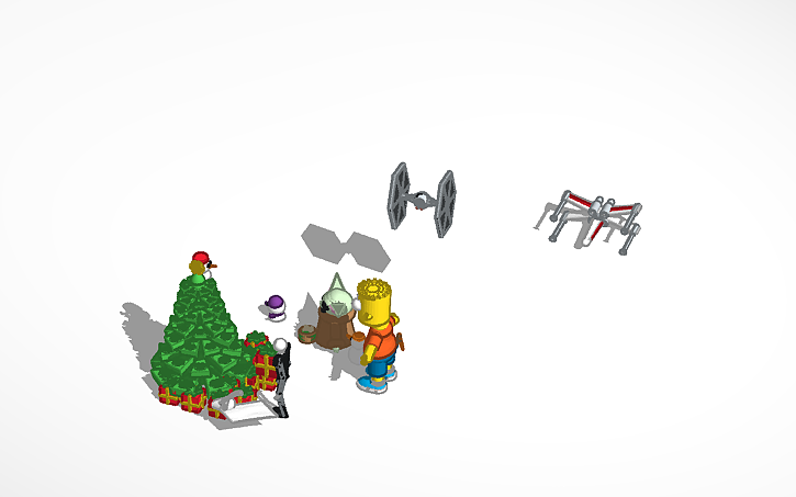 3D design A Disney + Christmas party - Tinkercad