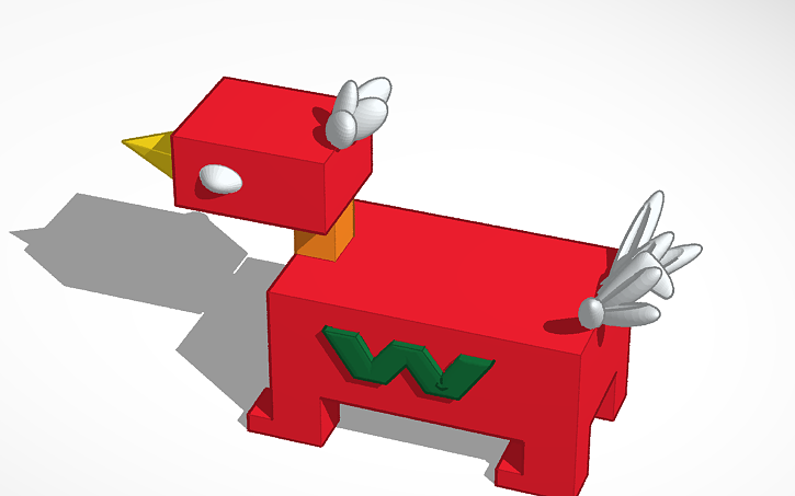 3d Design Square Duck Tinkercad