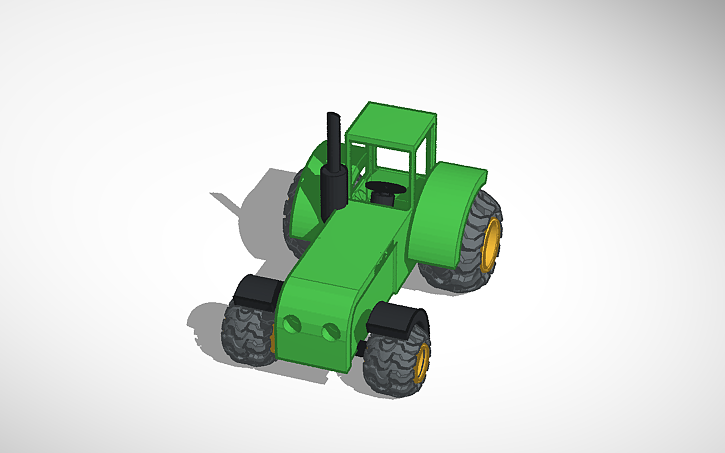 3D design Tractor - Tinkercad