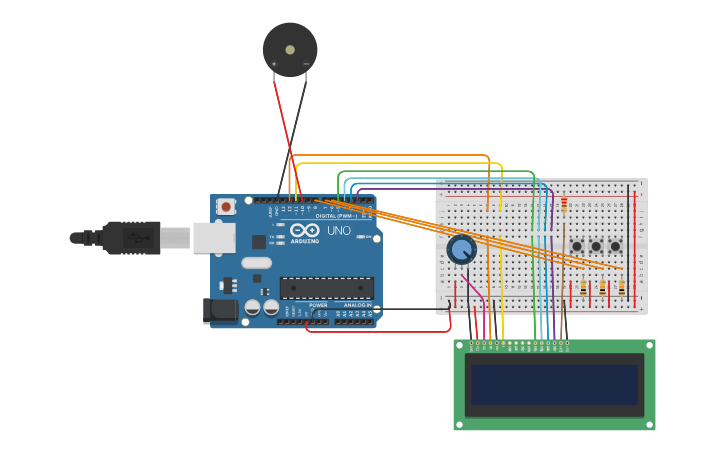 Circuit design Arduino Alarm Clock - Tinkercad Circuit design Arduino Alarm Clock - Tinkercad