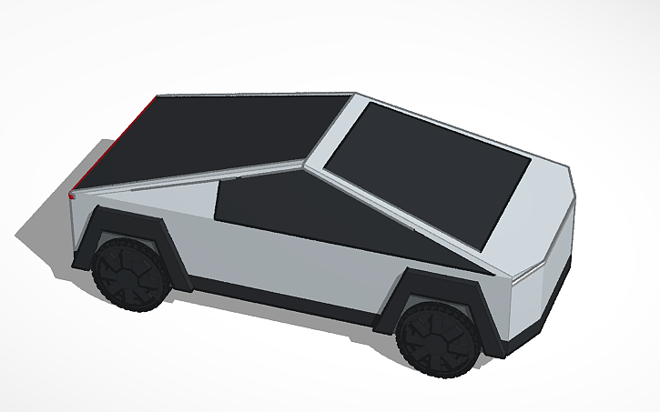 3D design cybertruck - Tinkercad