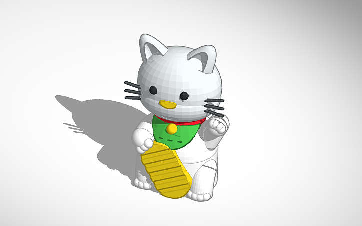 3D design Hello Kitty | Tinkercad