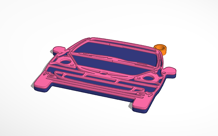 3D design Jazz Keychain | Tinkercad