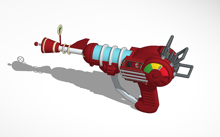 3D design FINNISHED RAY GUN CoD: Bo2 (WITH SIGHTS) - Tinkercad