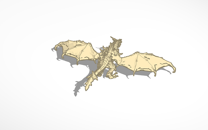 3D design Dragon - Tinkercad