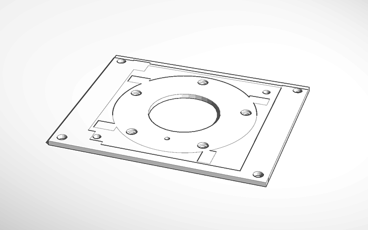 3D design X55 HOTAS Joystick Mounting Plate | Tinkercad