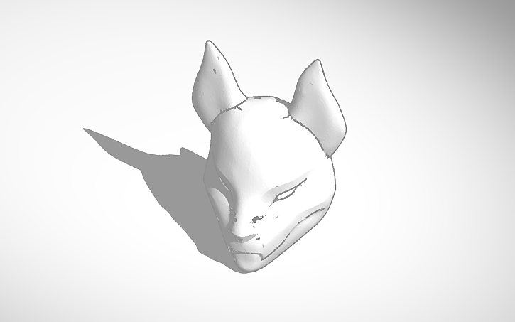 3D design Free mask - Tinkercad