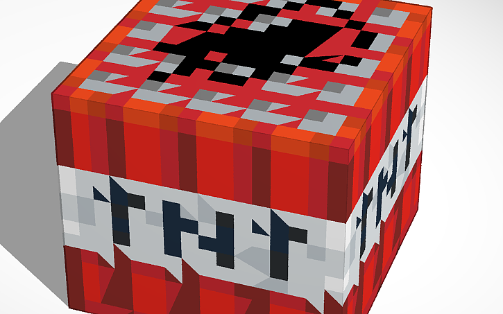 3D design Minecraft TNT | Tinkercad