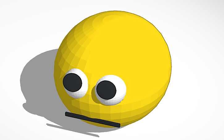 3D design emoji 3d - Tinkercad