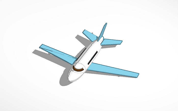 3D design Aeroplane - Tinkercad