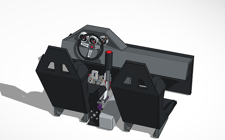 3D design Copy of Car Interior (Dr!ft) - Tinkercad