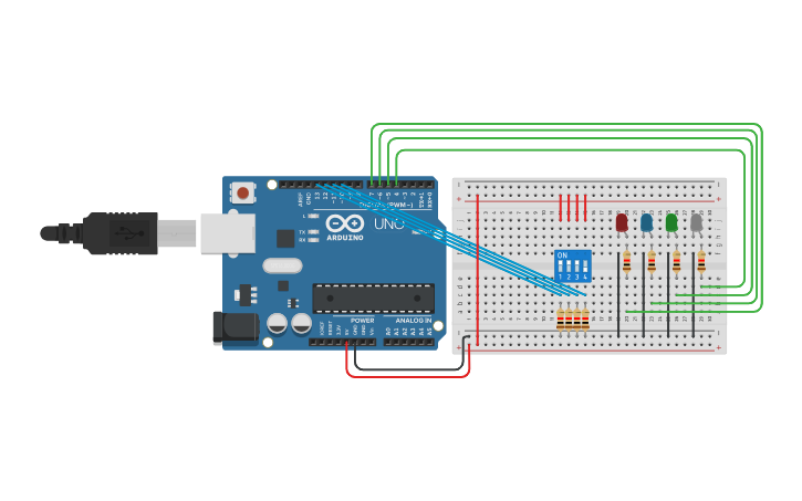 Circuit design Clase 07 - Switches - Tinkercad