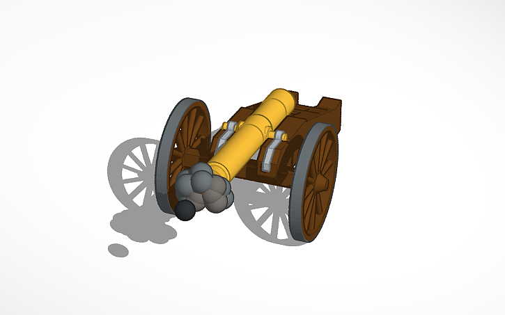 3D design Cannon - Tinkercad