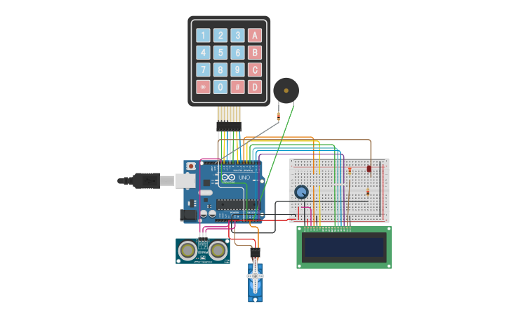 Circuit design Project Pet Feeder 2 | Tinkercad
