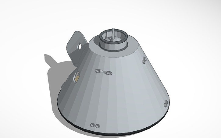 3D design Apollo Comand Module - Tinkercad