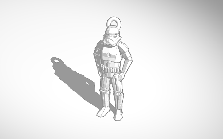 3D design stormtrooper_lowpoly | Tinkercad