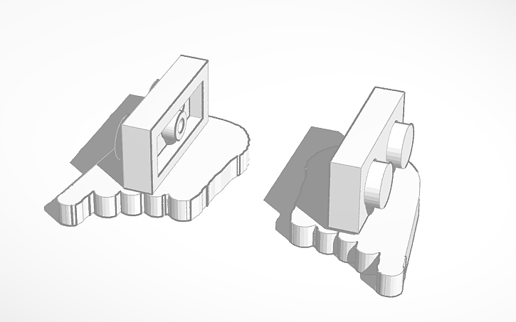 3D design Wing pieces for K'nex Mario Kart - Tinkercad