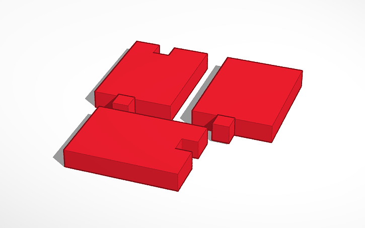 3D design Puzzle pieces - Tinkercad