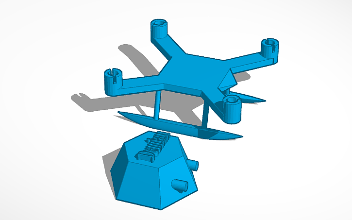 3D design dron - Tinkercad