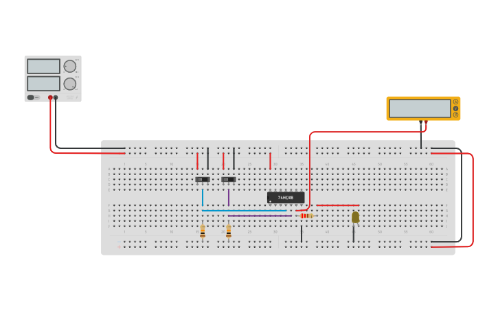 Circuit Design And Gate Circuit Tinkercad